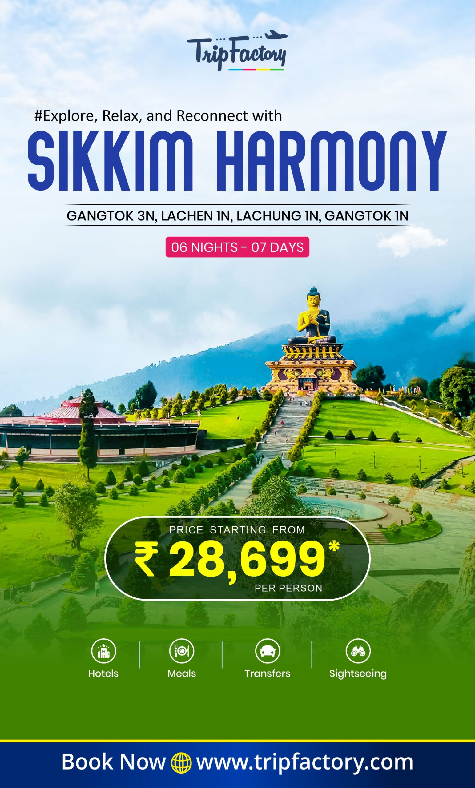 Sikkim Tour Package For 6 Nights 7 Days at Best Price